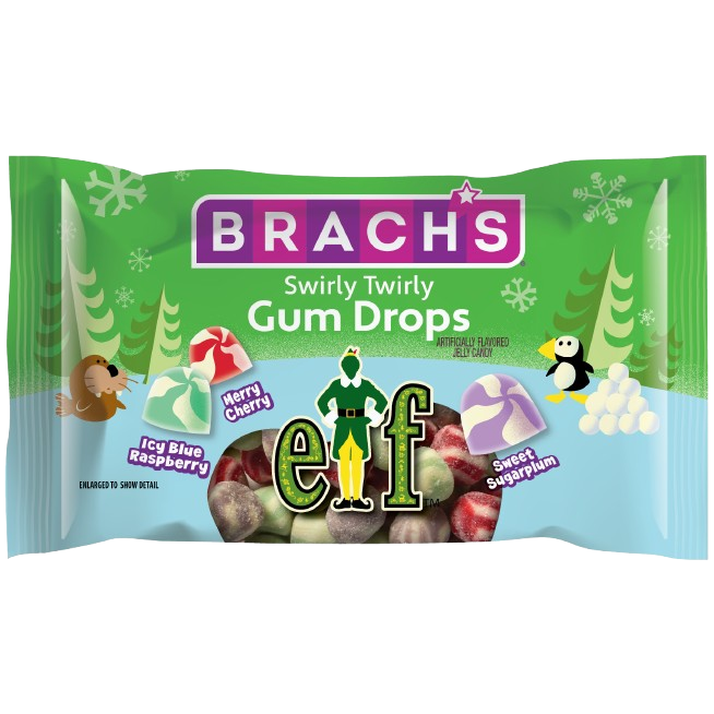 Brach's ELF Swirly Twirly Gum Drops 3 oz. Bag - All City Candy
