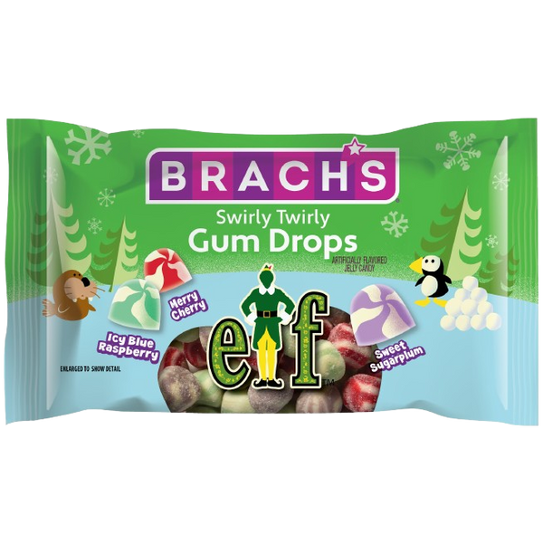 Brach's ELF Swirly Twirly Gum Drops 3 oz. Bag - All City Candy