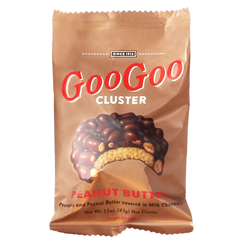 Goo Goo Cluster Peanut Butter Candy Bar 1.5 oz. - All City Candy