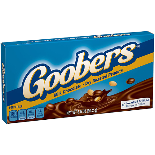 Goobers Chocolate Covered Peanuts - 3.5-oz. Theater Box - All City Candy