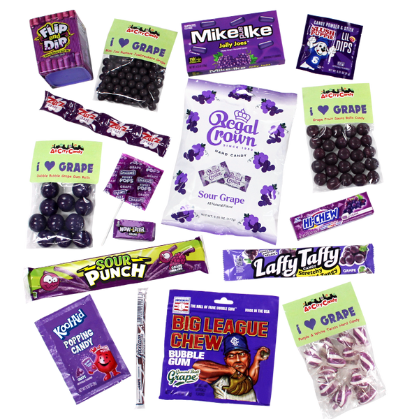 I ️ Grape Candy Assortment Box – Mega Curated Collection Shipped - All ...