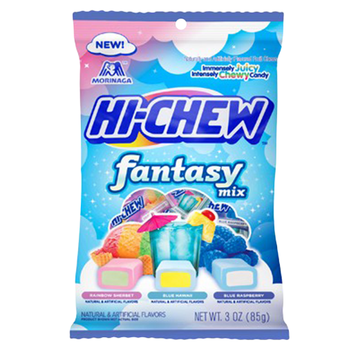 Hi-Chew Fantasy Mix (Rainbow Sherbet, Blue Hawaii, Blue Raspberry ...