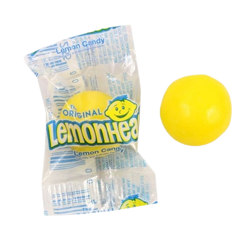 Lemonhead Lemon Candy, Medium Wrapped - Bulk Bags - All City Candy