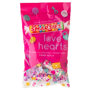 Smarties Love Hearts Candy Rolls - 7-oz. Bag - All City Candy