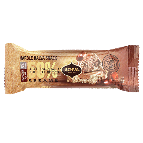 Marble Halva Snack Bar | 50% Sesame, Vegan, Fiber-Rich Treat - All City ...