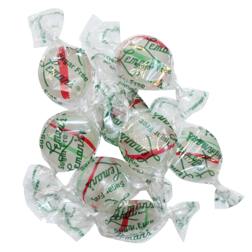 Sugar Free Leman's Mint Buttons 2 lb. Bulk Bag - All City Candy