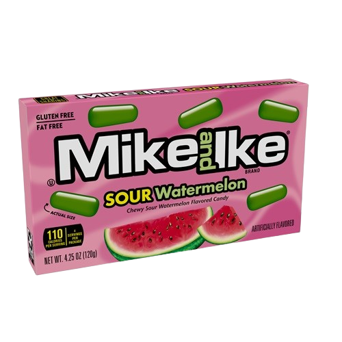 Mike and Ike Sour Watermelon 4.25 oz. Theater Box - All City Candy
