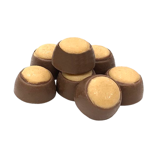 Mini Milk Chocolate Peanut Butter Buckeyes - 3 LB Bulk Bag - All City Candy