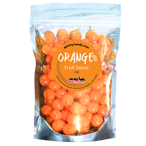 Orange Fruit Sours Candy -Bulk Bags - All City Candy