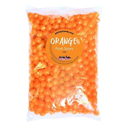 Orange Fruit Sours Candy -Bulk Bags - All City Candy