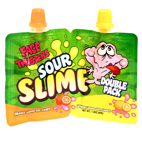 Face Twister Sour Slime Double Pack Series 2 Assorted 1.4 oz. - All ...