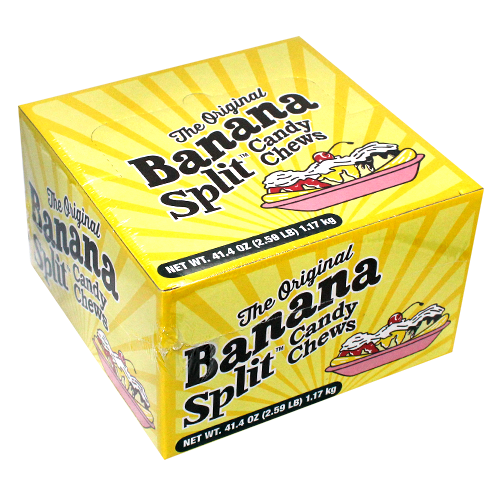 The Original Banana Split Candy Chews 140 Count Box - All City Candy