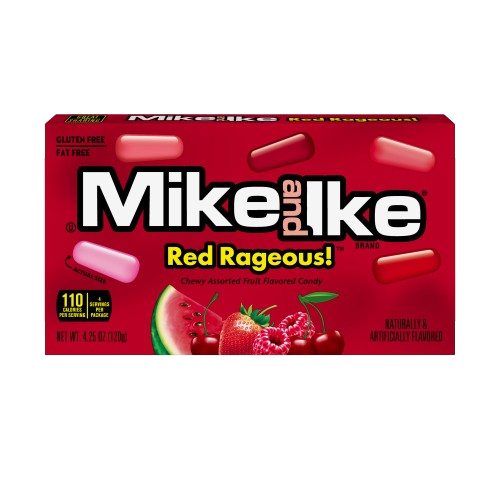 Mike and Ike Red Rageous! 4.25 oz. Theater Box - All City Candy