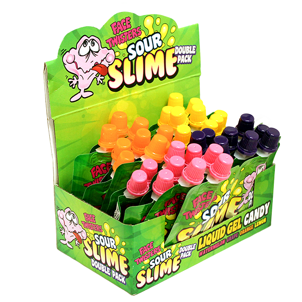 Face Twister Sour Slime Double Pack Series 2 Assorted 1.4 oz. - All ...