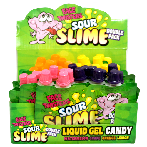 Face Twister Sour Slime Double Pack Series 2 Assorted 1.4 oz. - All ...