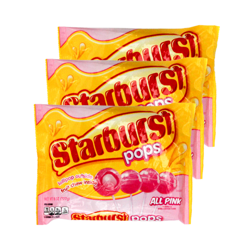 Starburst Pops All Pink 8 oz. Bag - All City Candy
