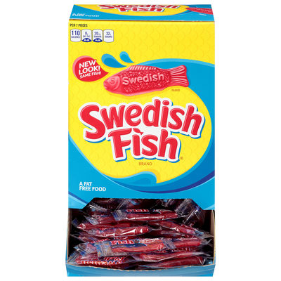 Swedish Fish Soft & Chewy Candy - Box of 240 - All City Candy