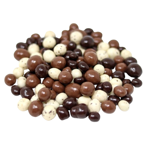 Tri-Color Chocolate Covered Coffee Beans - Bulk Bags - All City Candy