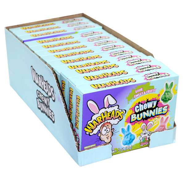 Warheads Chewy Bunnies 3 oz. Theater Box - All City Candy