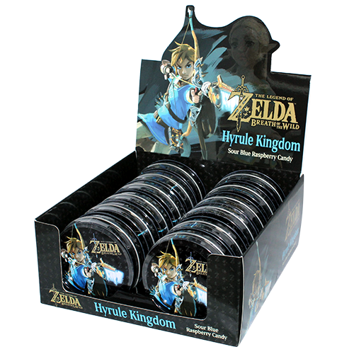 Zelda Hyrule Kingdom Blue Raspberry Sours 1 oz. Tin - All City Candy