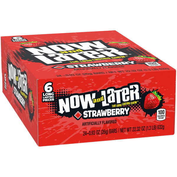 Now and Later Strawberry Candy - All City Candy