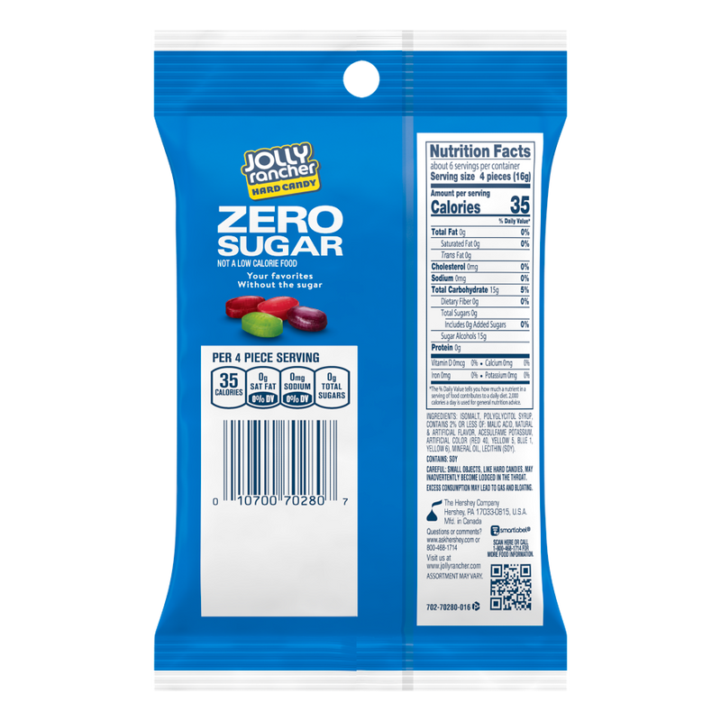 Sugar Free Jolly Rancher Hard Candy - All City Candy