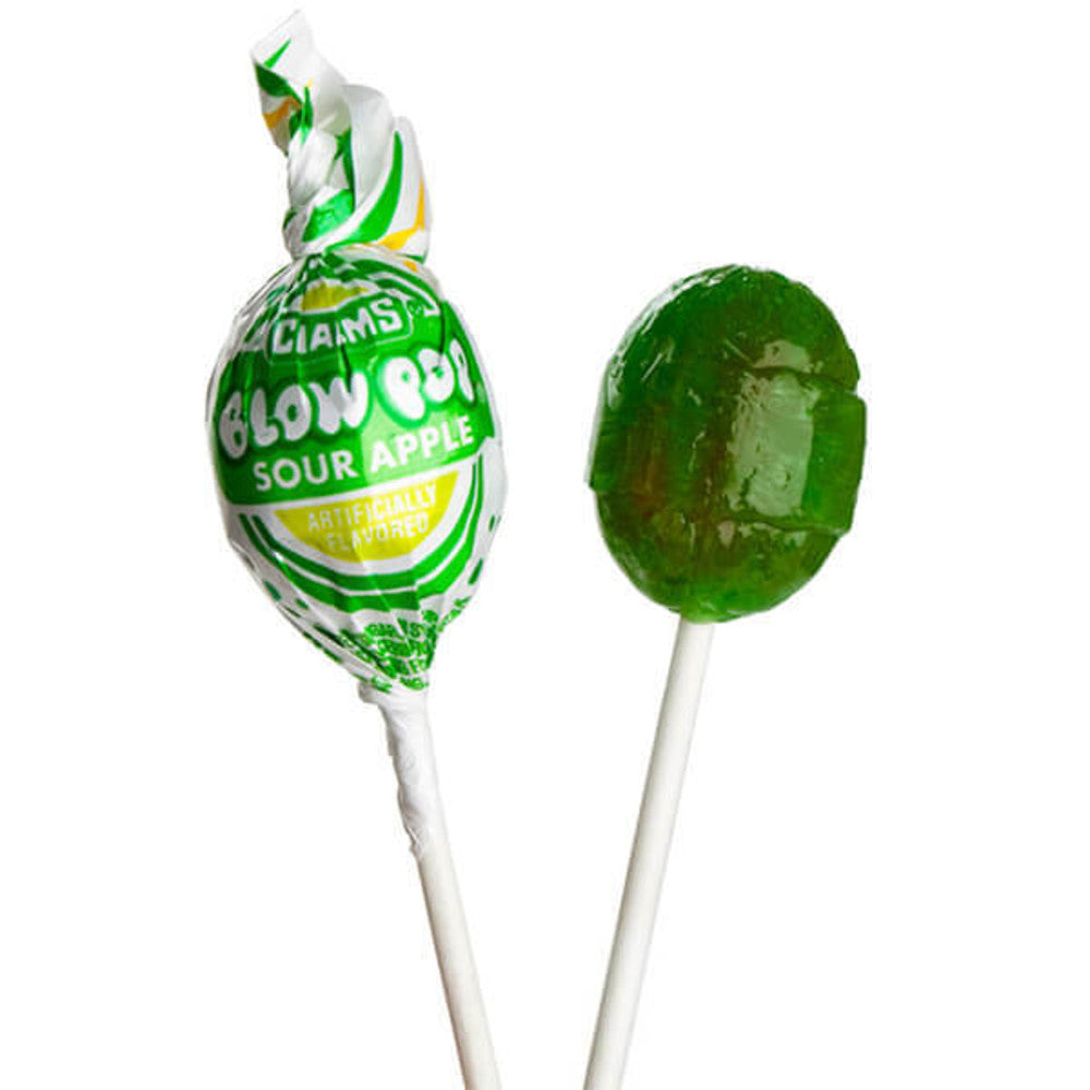 Charms Sour Apple Blow Pop Lollipops - All City Candy