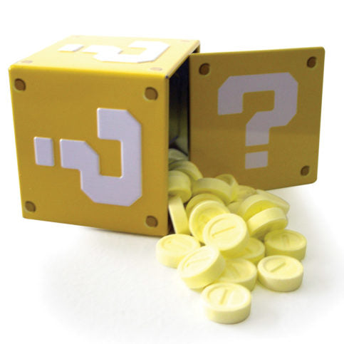 Nintendo Question Mark Box Coin Candies - 1.2-oz. Tin - All City Candy
