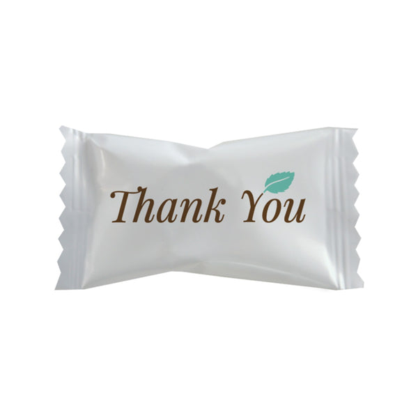"Thank You" Themed Wrapped Buttermints - 14 oz Bag - All City Candy