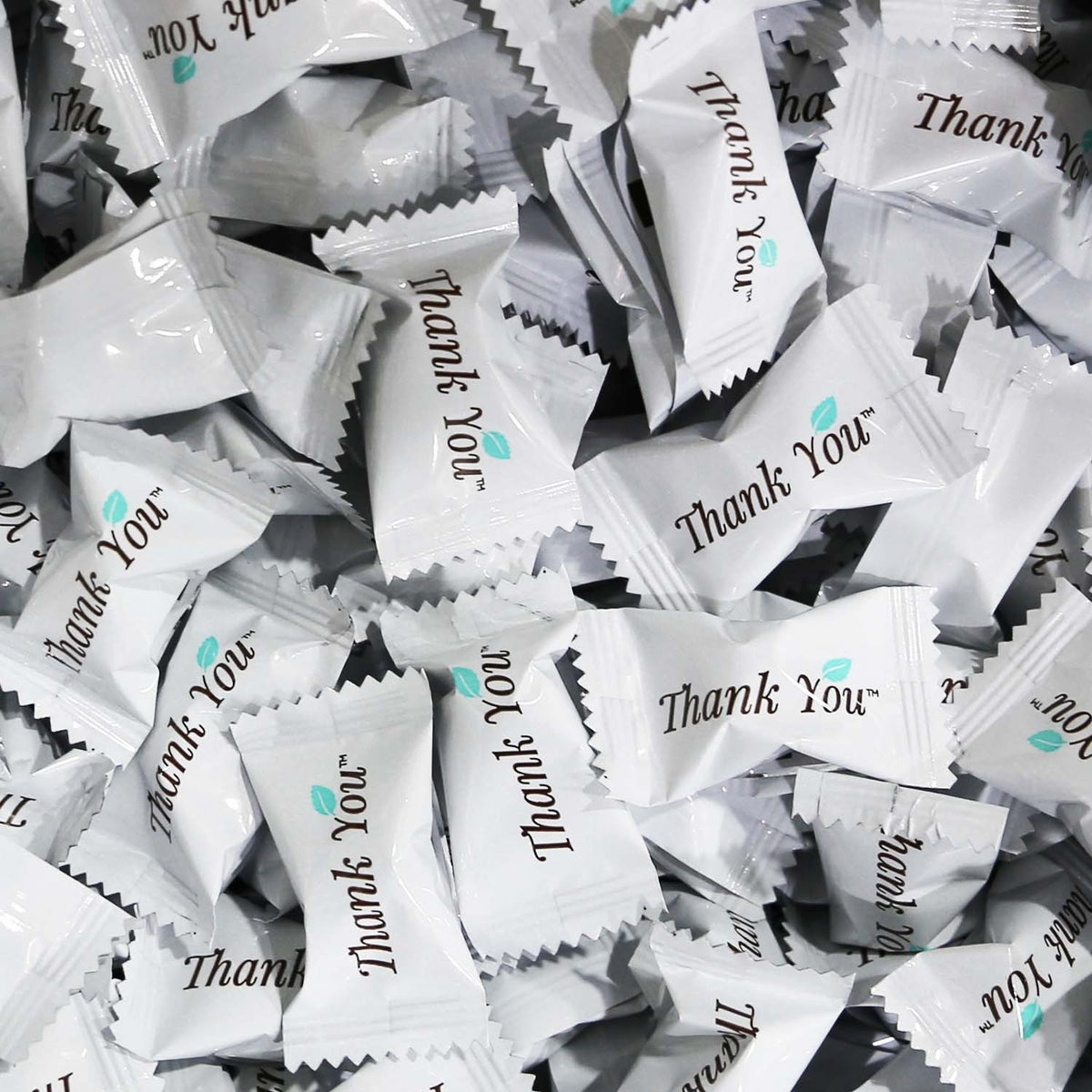 "Thank You" Themed Wrapped Buttermints - 14 oz Bag - All City Candy