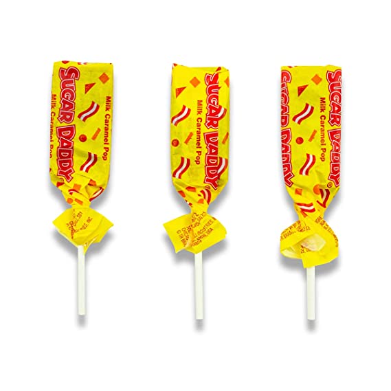 Sugar Daddy Junior Milk Caramel Pops .78 oz. - All City Candy