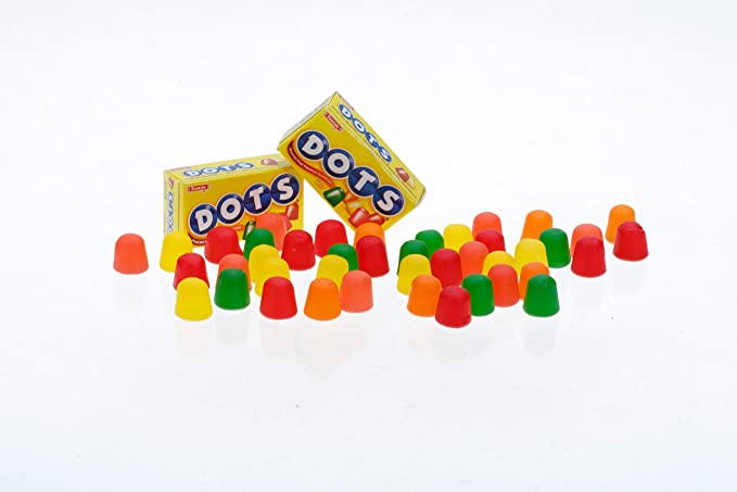 DOTS Assorted Fruit Flavored Gumdrops Mini Boxes - Bag of 17 - All City ...