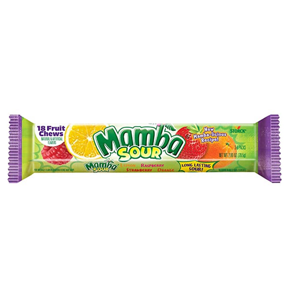 Mamba Sour Fruit Chews - 2.8-oz. Pack - All City Candy