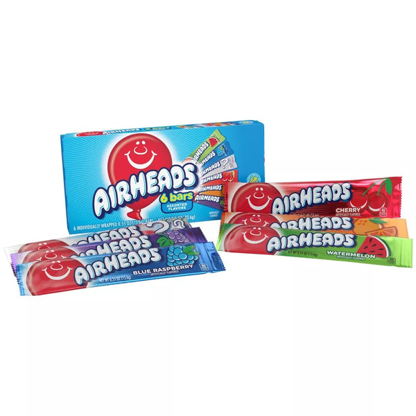 Airheads Assorted Flavors 3.3 oz. Theater Box - All City Candy