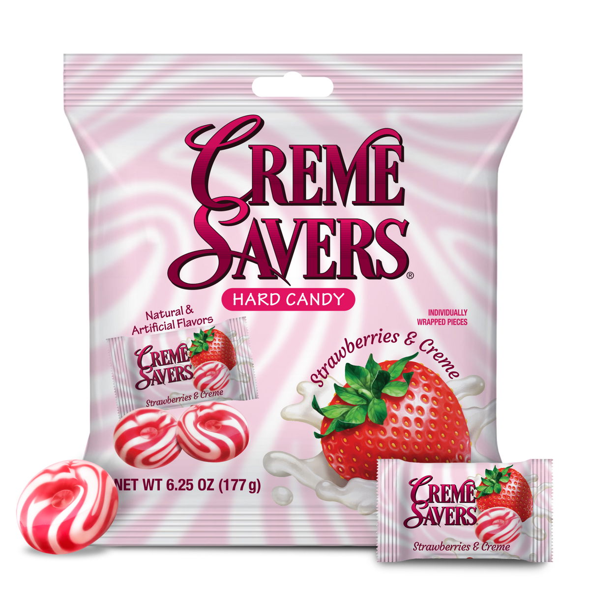 Creme Savers Strawberries & Creme Bag - All City Candy