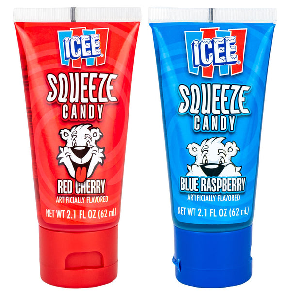 ICEE or Slush Puppie Squeeze Candy - 2.1-oz. Tube - All City Candy