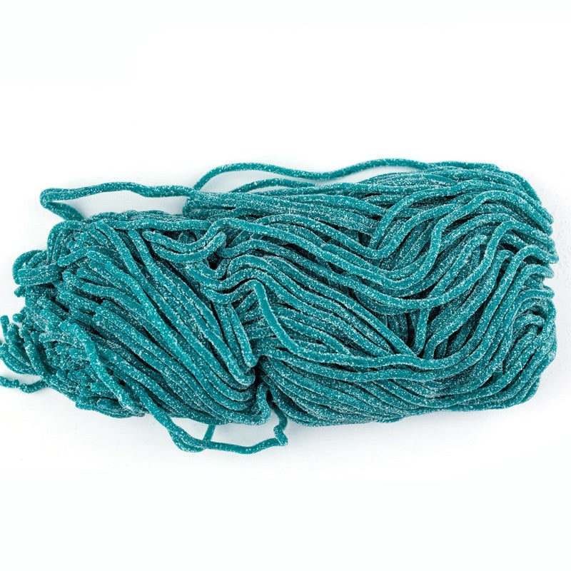 Gustaf's Sour Blue Raspberry Licorice Laces - 2 LB Bag - All City Candy