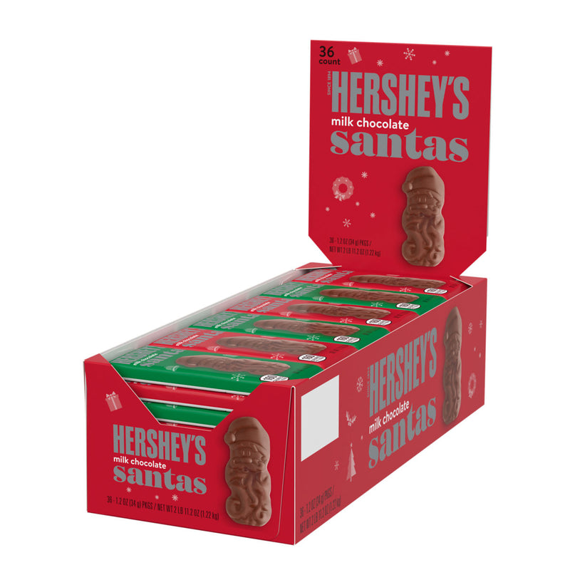 Hershey's Milk Chocolate Santa Candy Bar 1.2 oz. - All City Candy