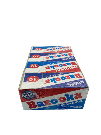 Bazooka Throwback Original Bubble Gum 10-piece Wallet Pack - All City Candy