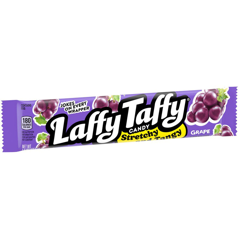 Laffy Taffy Stretchy & Tangy Grape Candy Bar 1.5 oz. - All City Candy