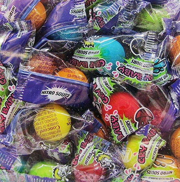 Cry Baby Nitro Sours - Tub of 200 - All City Candy