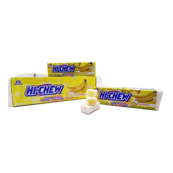 Hi-Chew Banana Fruit Chews - 1.76-oz. Bar - All City Candy