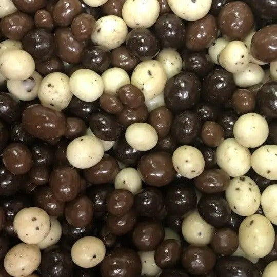 Tri-Color Chocolate Covered Coffee Beans - Bulk Bags - All City Candy