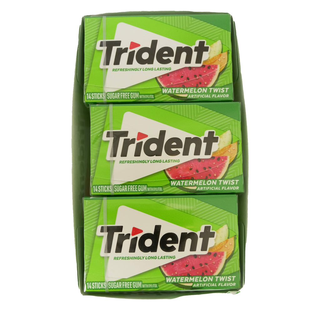 Trident Single Watermelon Twist 14 Stick Pack - All City Candy