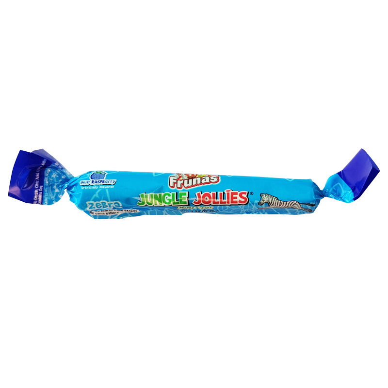 Jungle Jollies Blue Raspberry Chewy Candy - 48 Piece Box - All City Candy