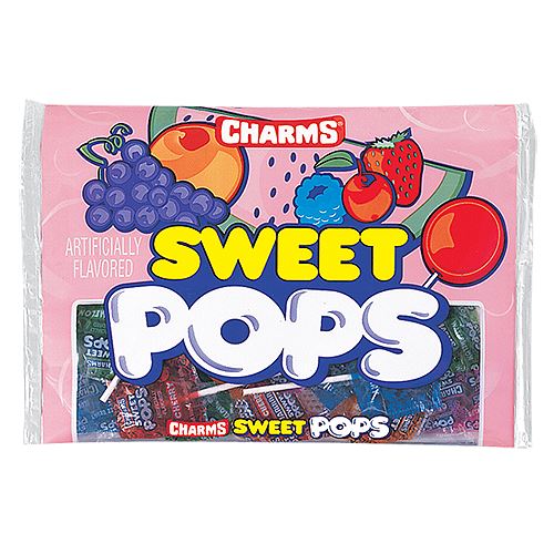 Charms Sweet Pops Lollipops - 9-oz. Bag - All City Candy