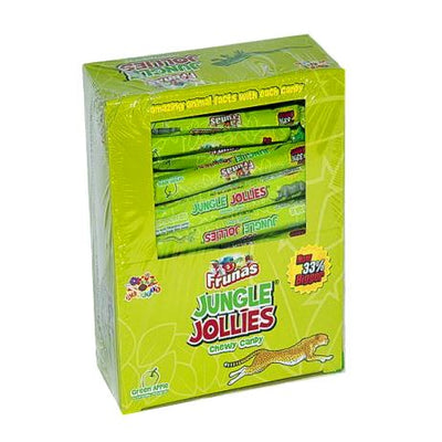 Jungle Jollies Green Apple Chewy Candy - 48 Piece Box - All City Candy