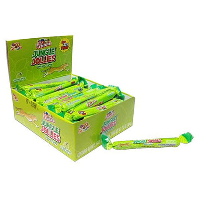 Jungle Jollies Green Apple Chewy Candy - 48 Piece Box - All City Candy