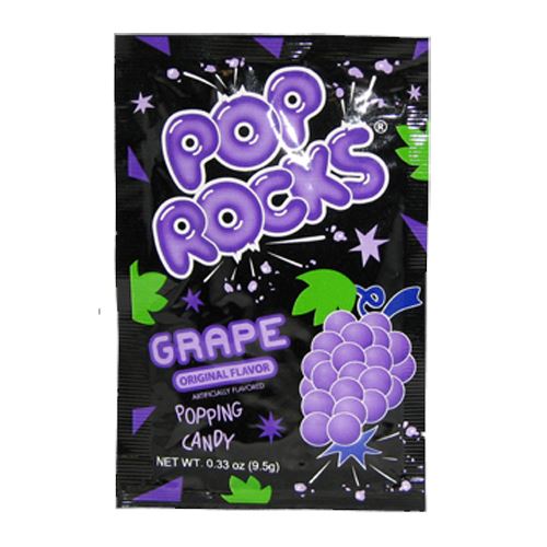 Pop Rocks Grape Popping Candy - 0.33-oz. Package - All City Candy