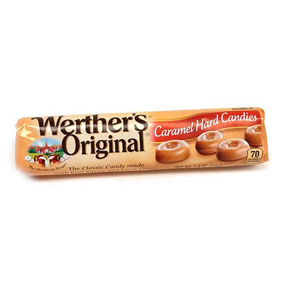 Werther's Original Caramel Hard Candies - 1.8-oz. Roll - All City Candy